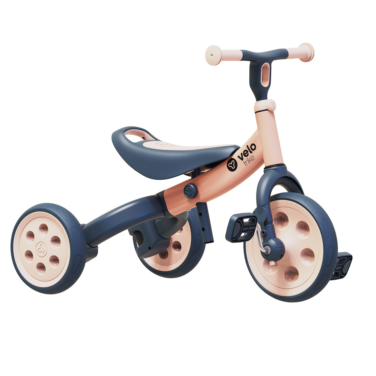 Yvolution triciclo y bicicleta de balance Velo Trike 2 en 1 color melón ...
